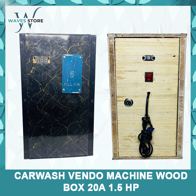 Carwash Vendo Machine wood box 40A 1.5 HP | Lazada PH