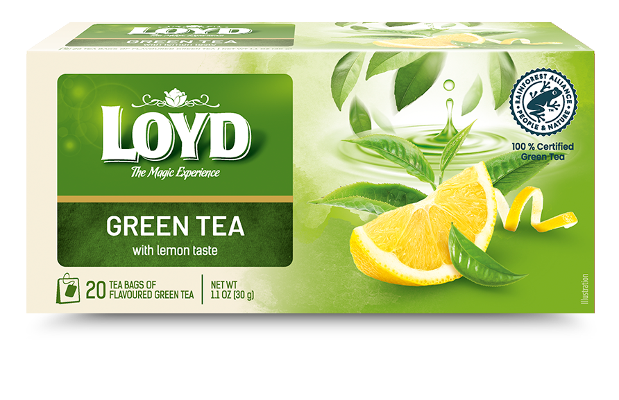 LOYD GREEN TEA WITH LEMON 1.5gm*20Teabags | Lazada PH