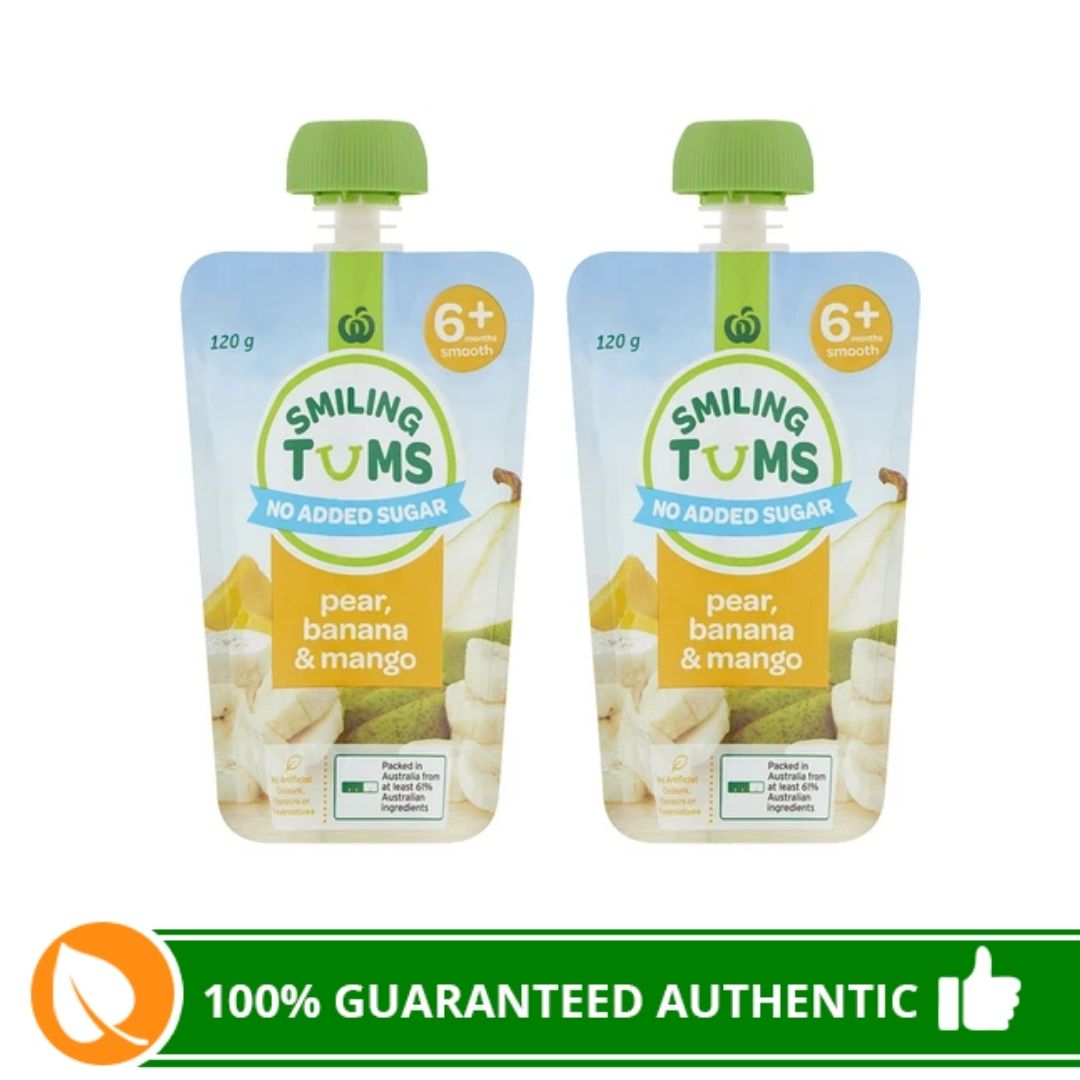 Smiling Tums Pear, Banana & Mango 120g | Lazada PH
