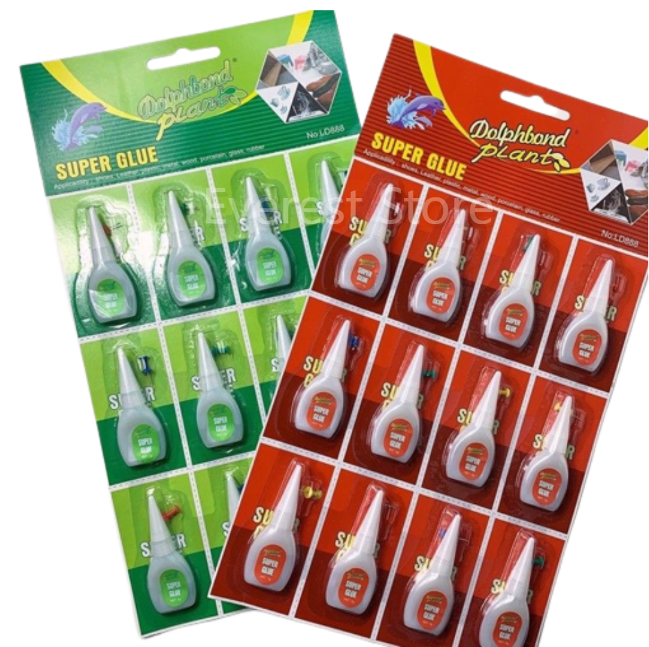 (1 Pack/12pcs) Super Glue Shoes Glue High Adhesive Strong Bond School ...