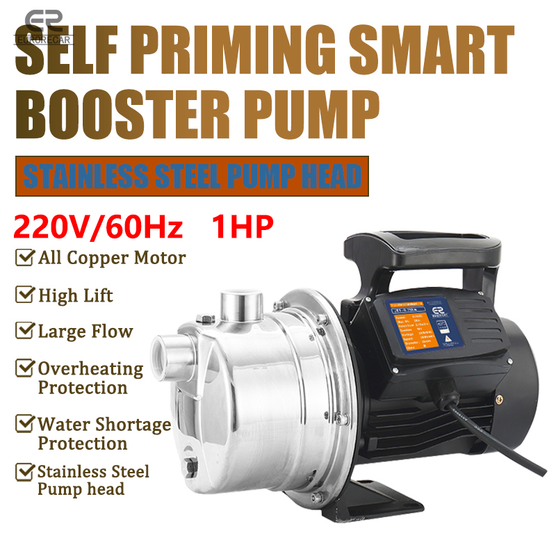 VARRT Stainless Steel Jet Pump Household water pump fully automatic ...
