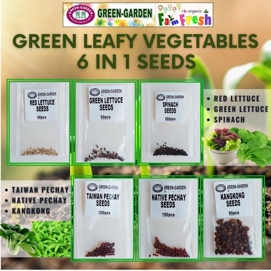 Leafy Veg and Vegetables Assorted Seeds (Taiwan Variety) | Lazada PH