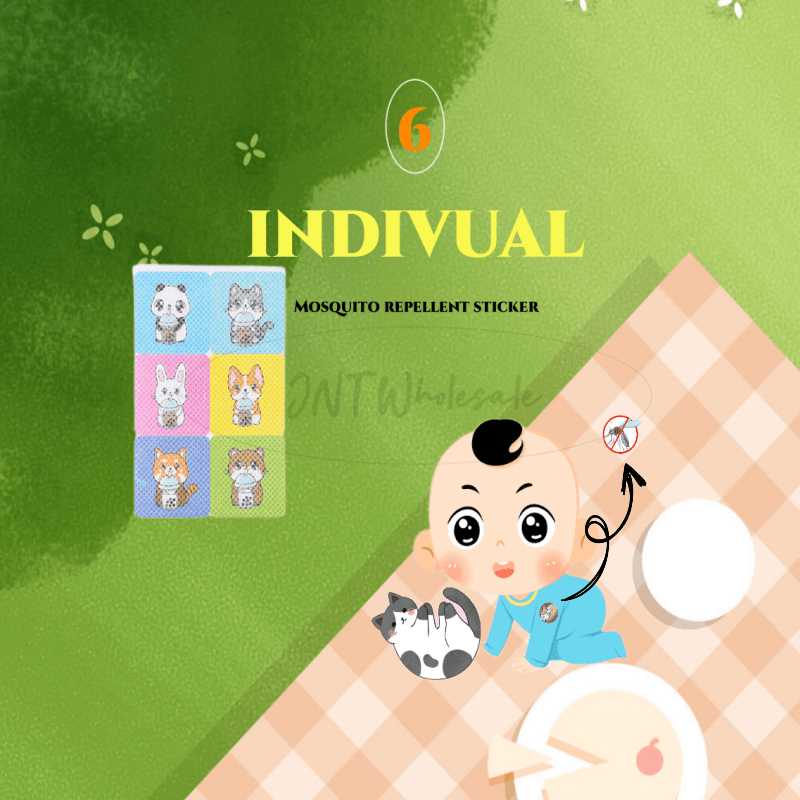 Mga sticker ng pang-alis ng lamok na cartoon ng mga bata 6pcs 36pcs sa ...