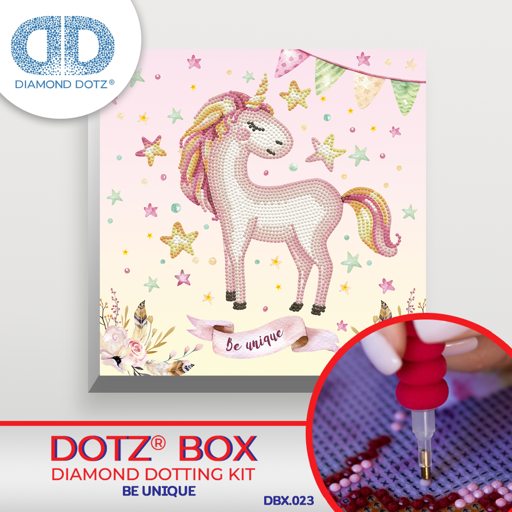 Diamond DOTZ® Brand diamond painting art Craft kit for baby kids DOTZ ...