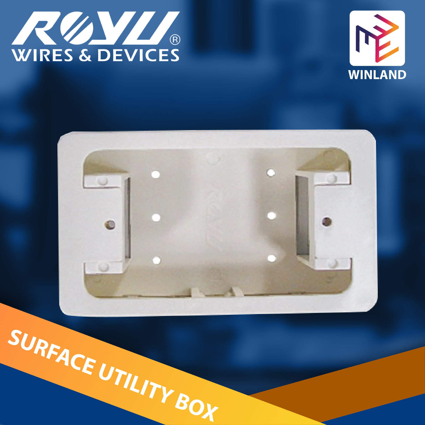 ROYU by Winland Surface Utility Box RUB2 | Lazada PH