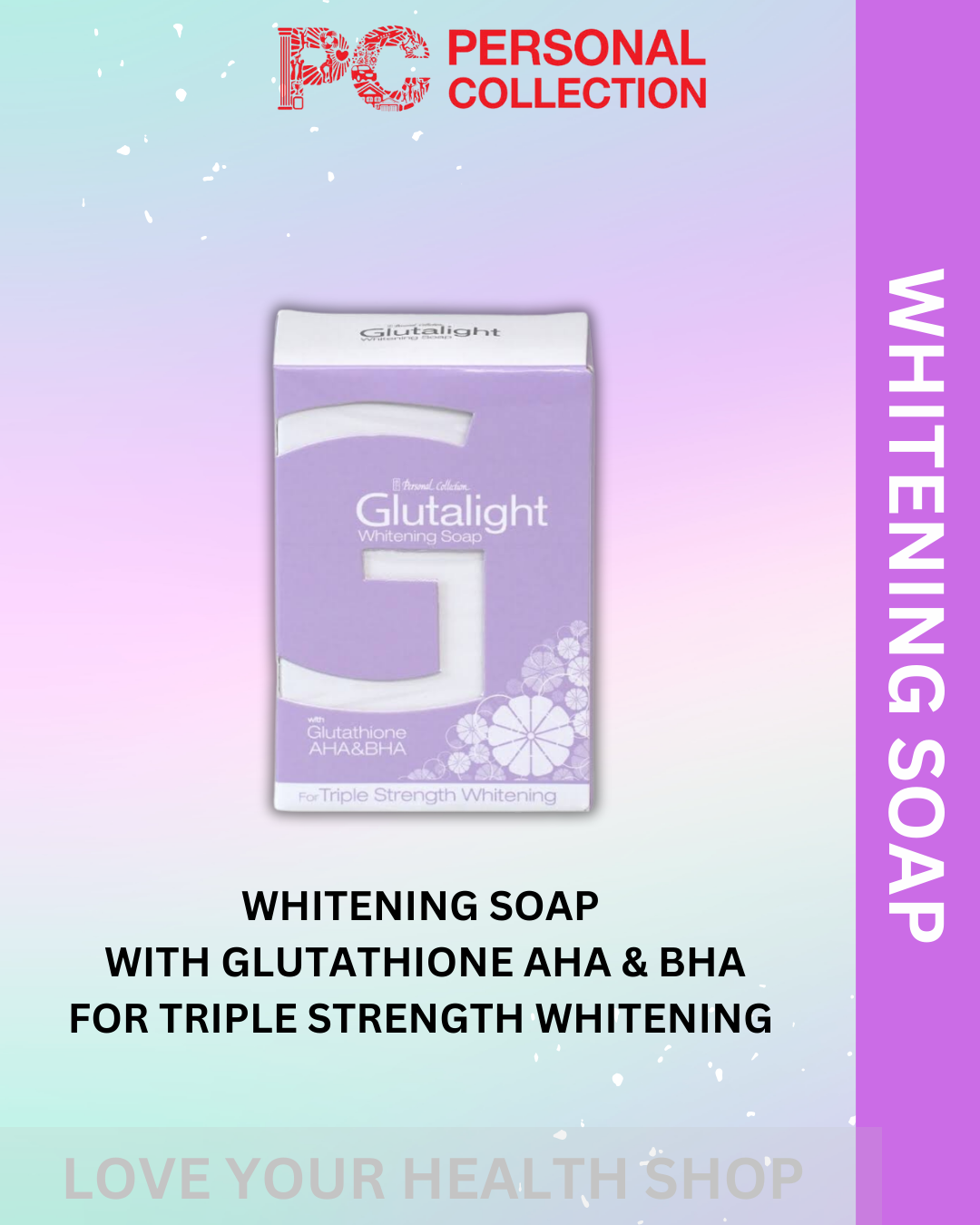 Personal Collection Glutalight Glow 3x Whitening Beauty Skincare ...