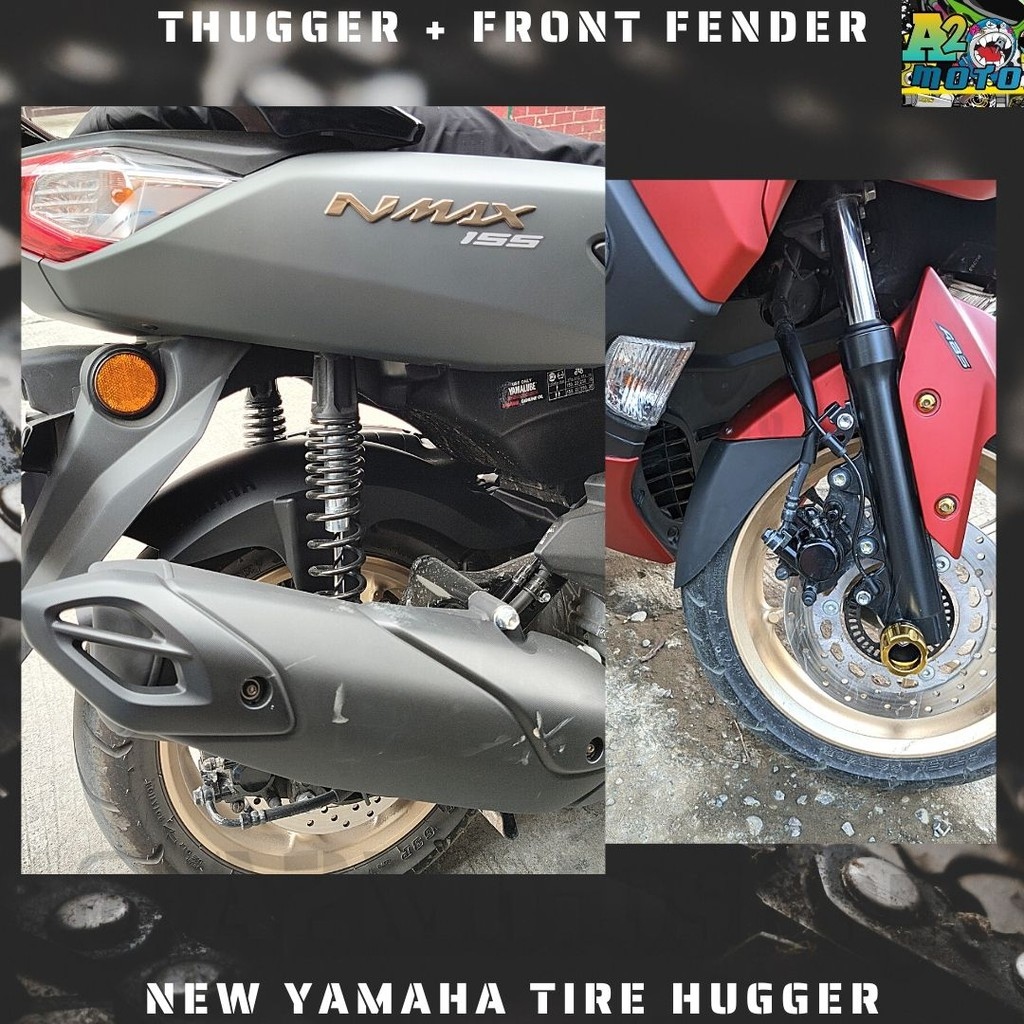 NMAX V2 V2.1 Orig Yamaha Tire Hugger and Front Fender Extension parts ...