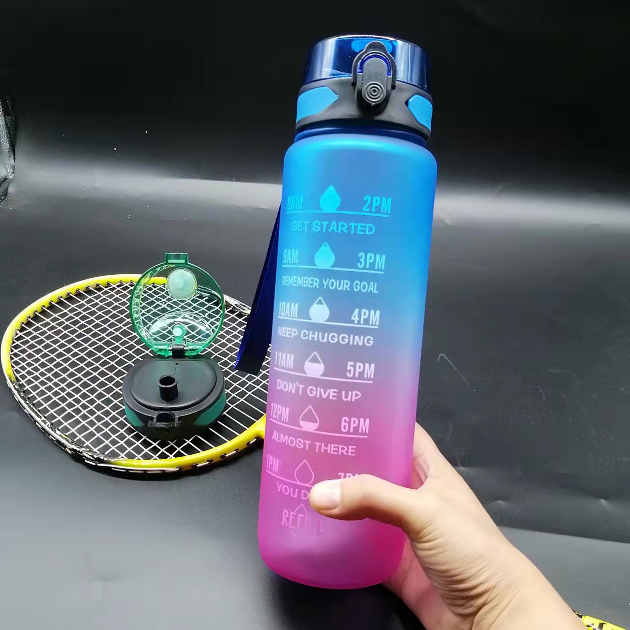 Bottles Bottle Flip Top 1L student school moment kettle water bottles ...