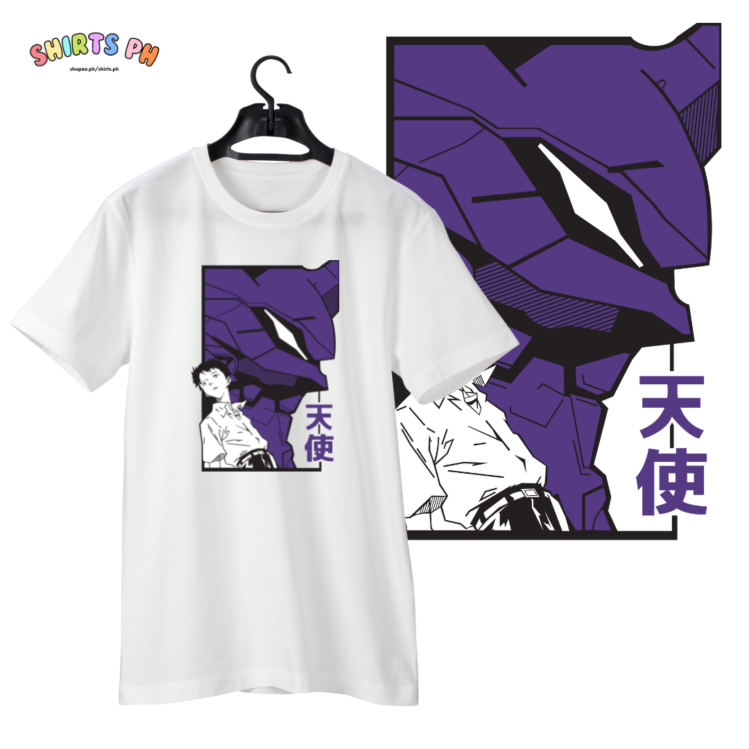 Neon Genesis Evangelion Shinji Anime Tshirt | Shirts.PH | Lazada PH