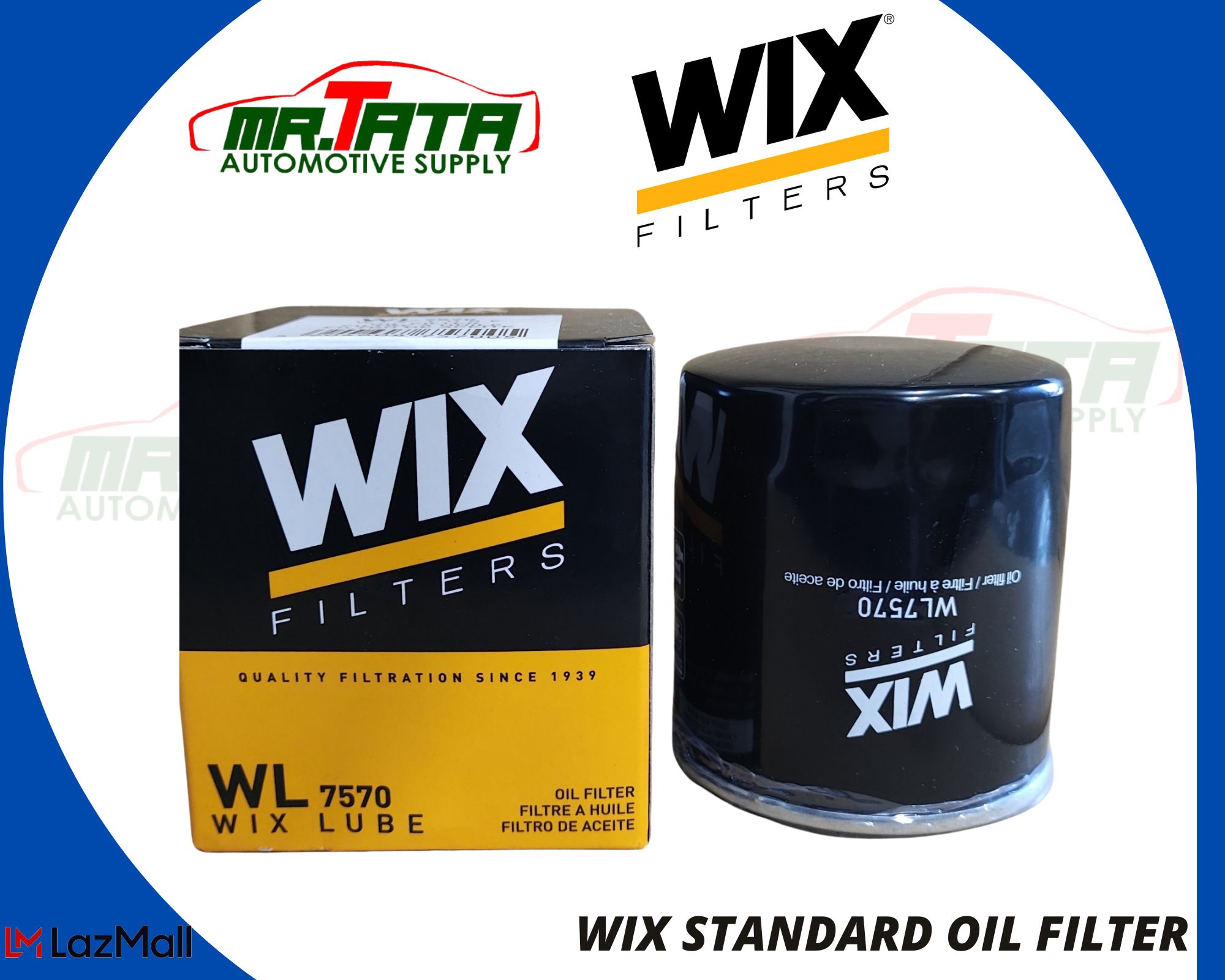 Wix Standard Oil Filter WL7570 for Toyota Revo , Fortuner , Hiace ...