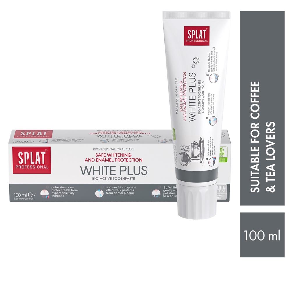 SPLAT Professional WHITE PLUS bio-active toothpaste 100ml | Lazada PH