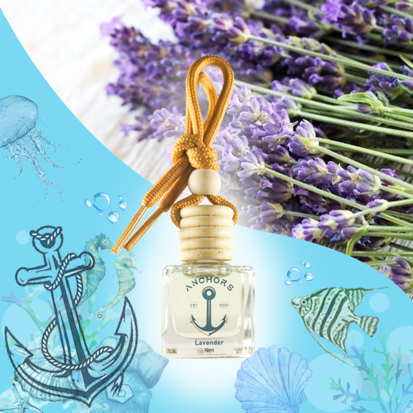 Anchors | Lavender Scent | Car Air Freshener | Hanging Diffuser ( 10ml ...