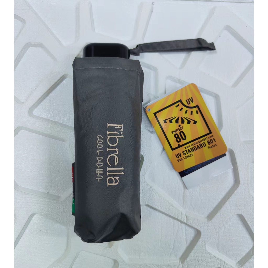 Fibrella Small 5folds Manual Umbrella with Silver Coated Anti UV ...