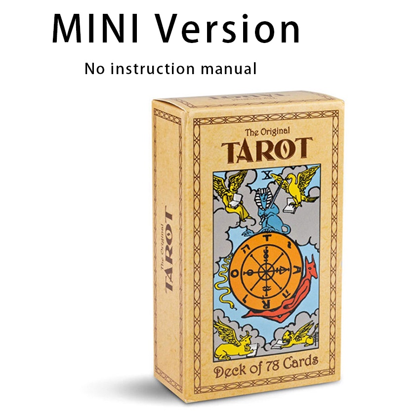 78 Cards/Box Divination Tarot Portable Set Mysterious Original Tarot ...