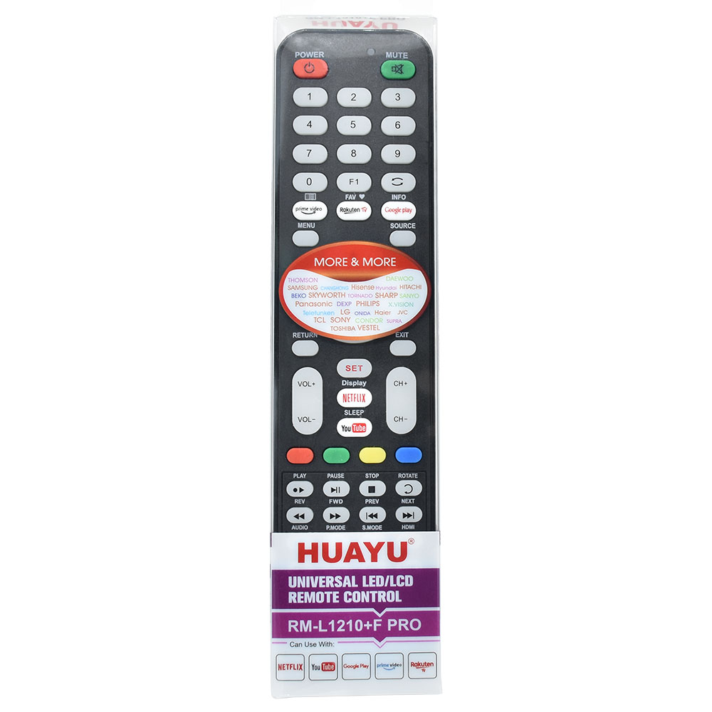 Huayu Universal LCDLED TV Remote Control compatible Pensonic Starcrown Prestiz Hanabishi MyView ...