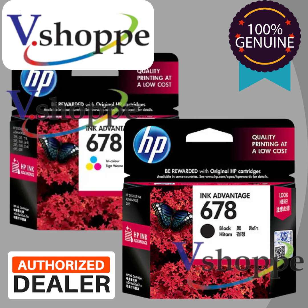 HP 678 HP678 Black and Color Full set Cartridge : HP DeskJet Ink ...