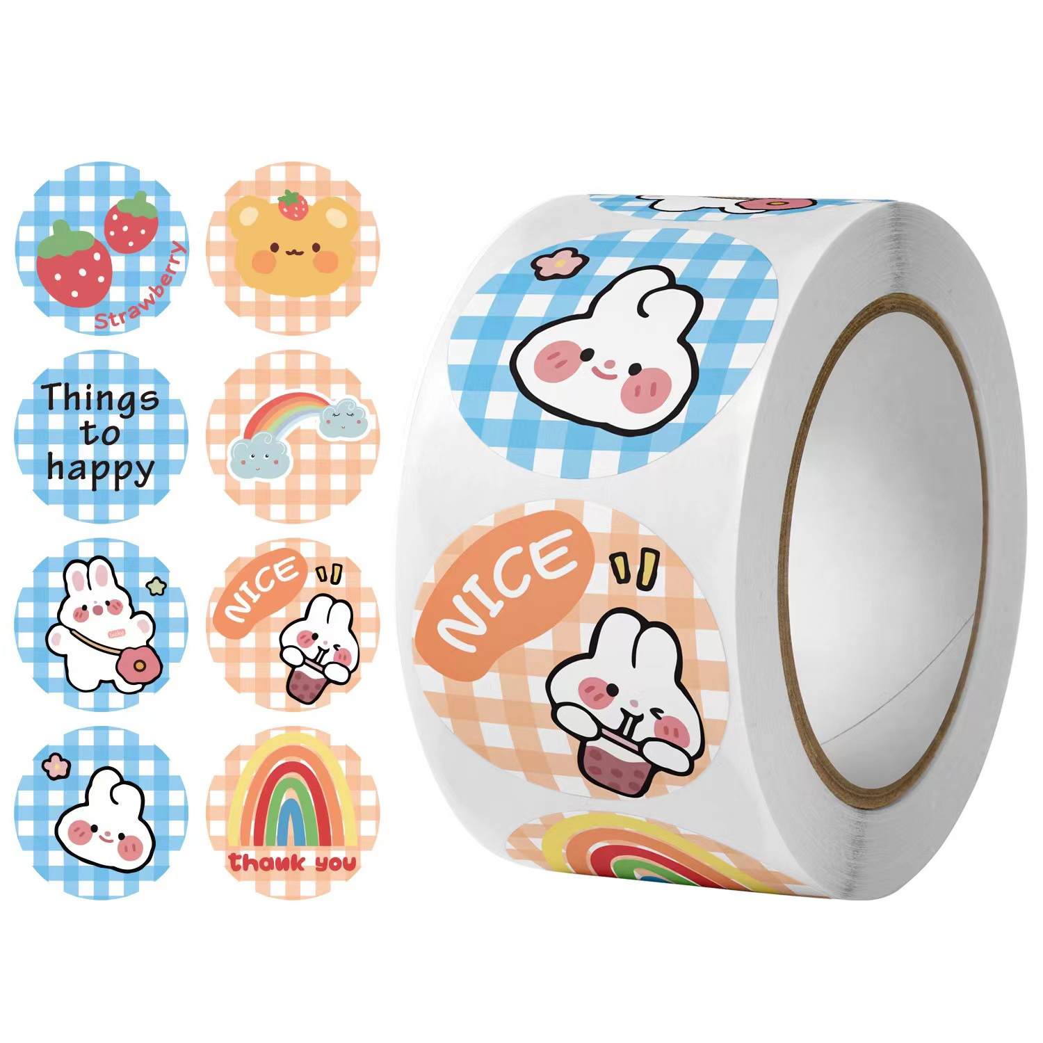 Diy Cute Kawaii Papers Little Bear Stickers For Diary Decoration ...