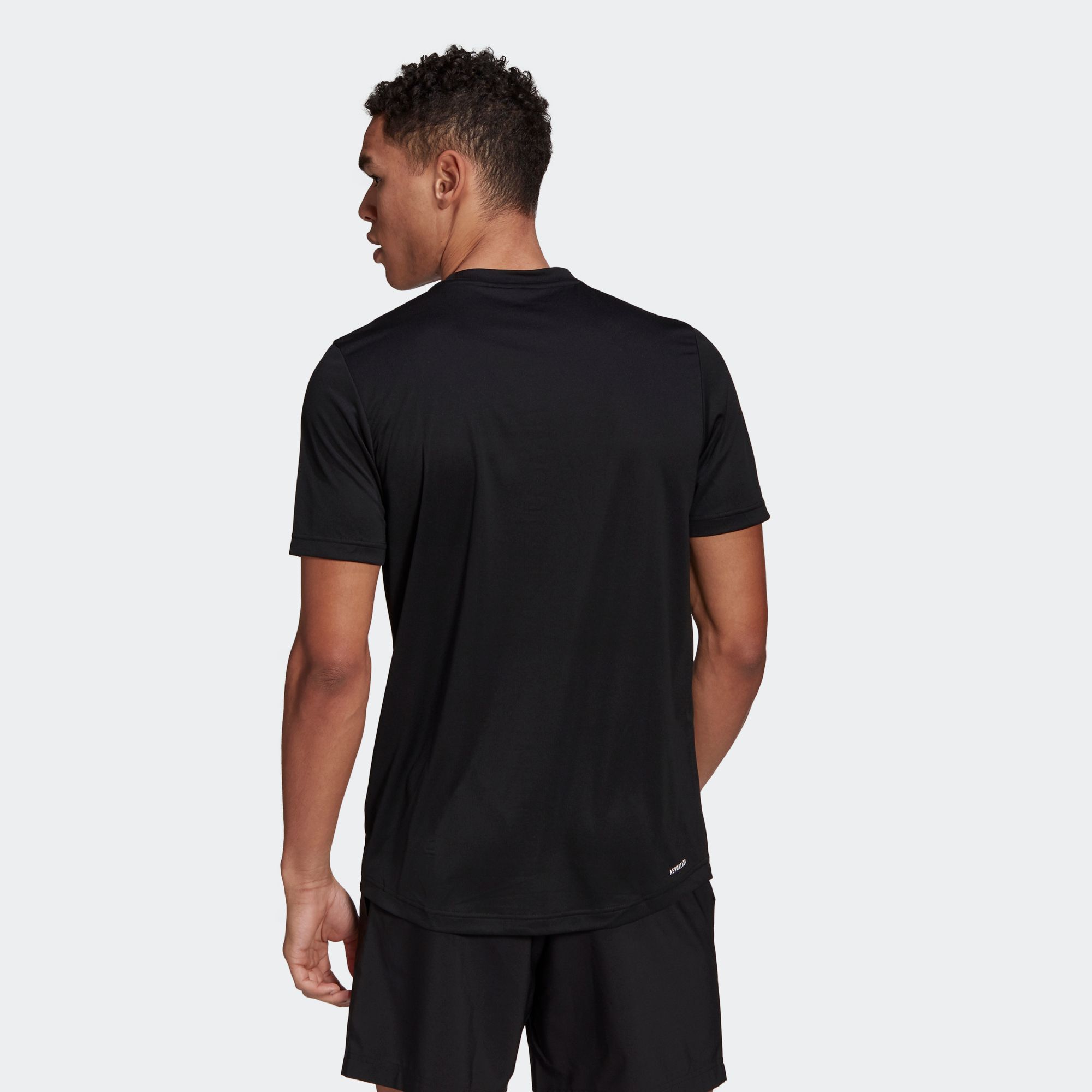 adidas TRAINING เสื้อยืด AEROREADY Designed To Move Sport ผู้ชาย สีดำ ...