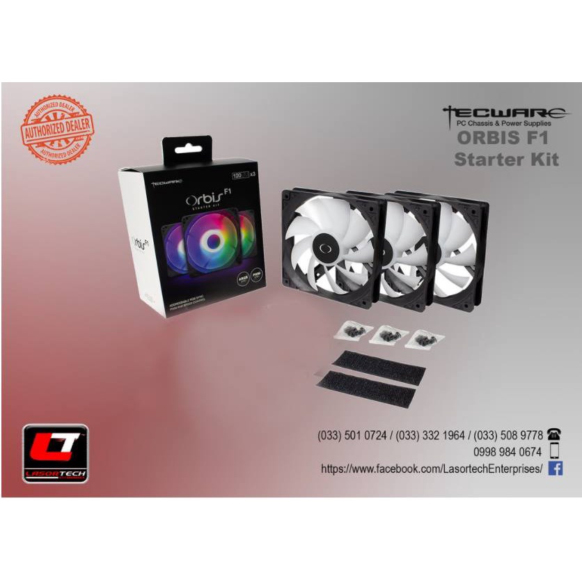 Tecware ORBIS F1 Starter Kit 120mx3 Fan | Lazada PH