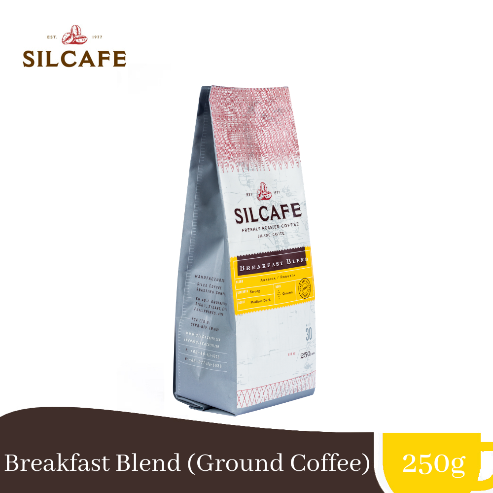 Silcafe Breakfast Blend Ground Coffee (250g) freshly roasted Arabica ...