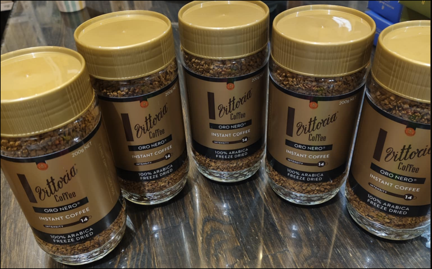 Vittoria Freeze Dried Oro Nero Instant Coffee 200g - Expiry Date 31-Mar ...