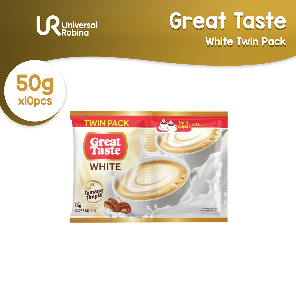 Great Taste White 3-in-1 Twin Pack (50g x 10) | Lazada PH