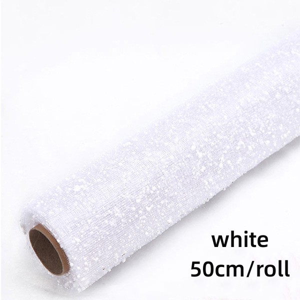 Snowflake net snow dot gauze cartoon bouquet packing yarn material silk ...