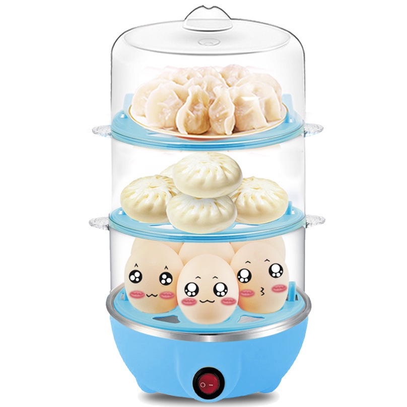 【factory outlet】 Egg Steamer 3 Layer Stainless Electric Siopao Steamer ...