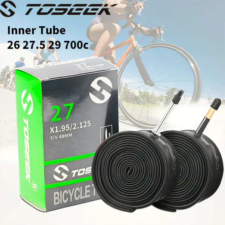TOSEEK Bicycle Inner Tube MTB interior 26/27.5/29er/700c Bike Tire For ...