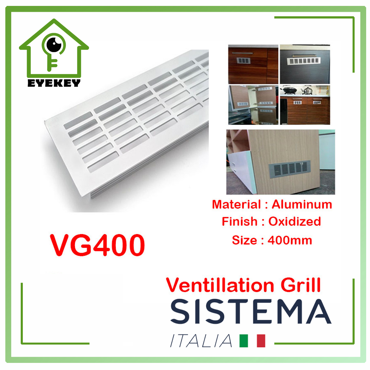 Sistema VG400 Ventillation Grill Aluminum HIGH QUALITY | Lazada PH