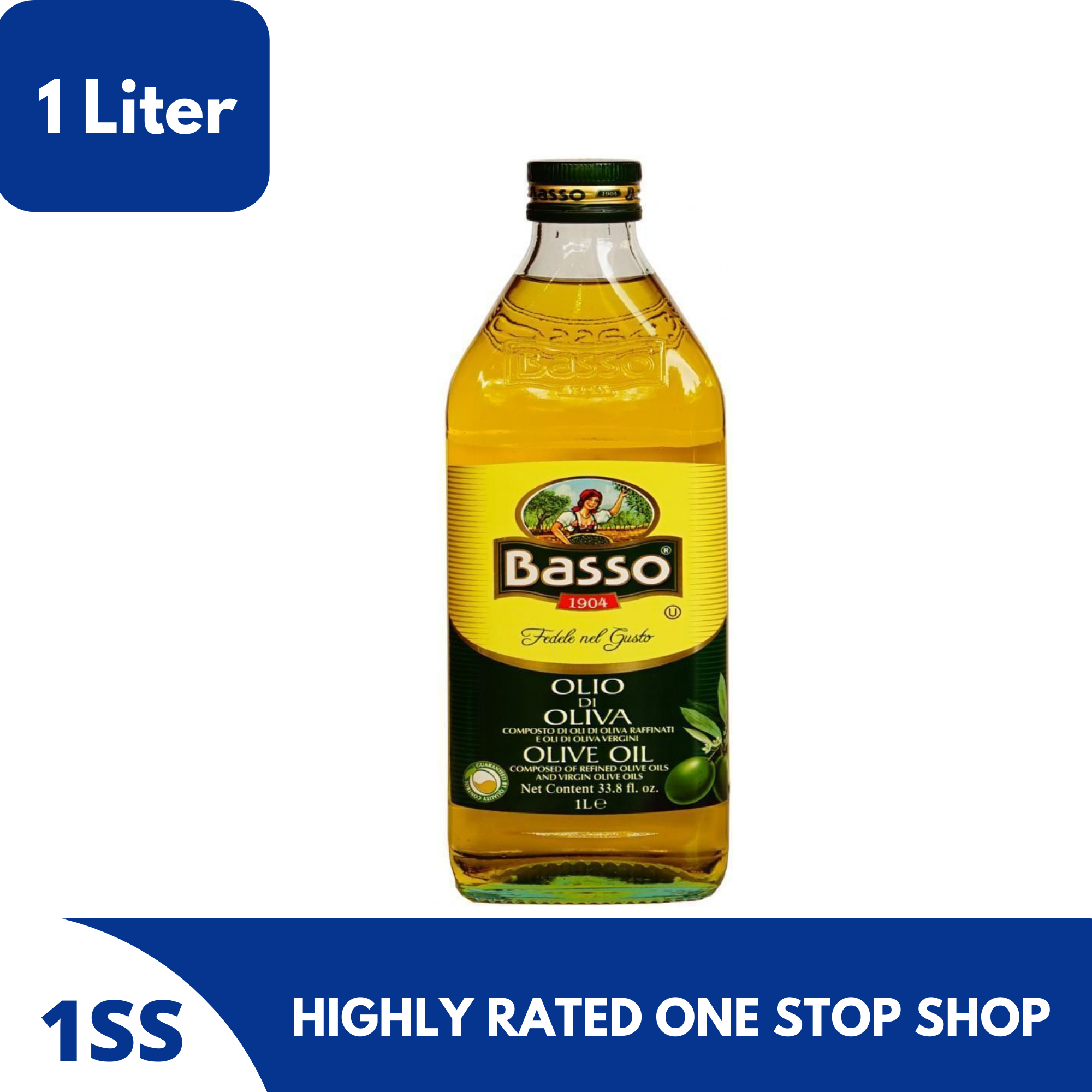 Basso Pure Olive Oil, 1Liter | Lazada PH