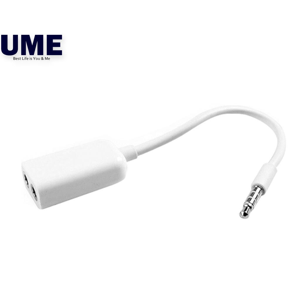 Audio Jack to Headphone Microphone Y Splitter Cable Converter Adapter 3 ...