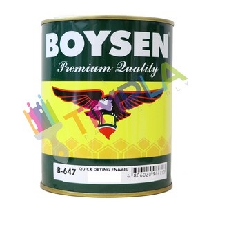 4Liter BOYSEN B-600 Quick Dry Enamel [WHITE] Superior for exterior and ...