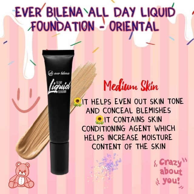 EB All day Liquid Foundation - ORIENTAL | Lazada PH