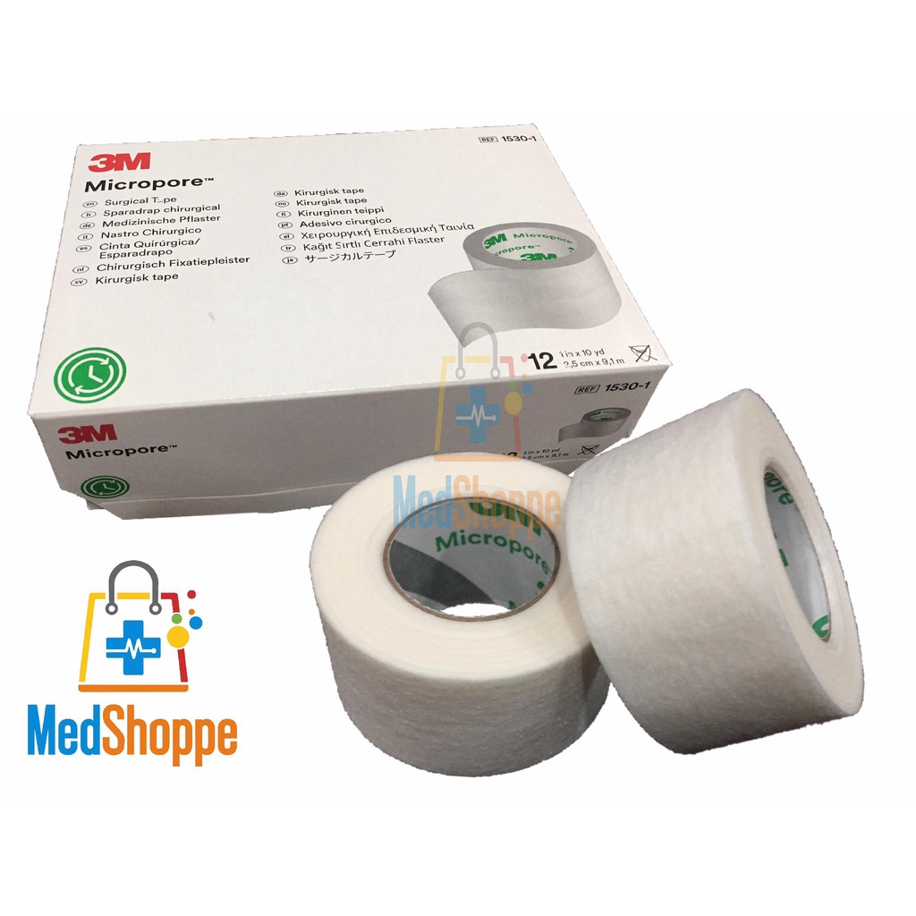 3M Micropore Tape 1/2 x 10 yards (sold per box) | Lazada PH