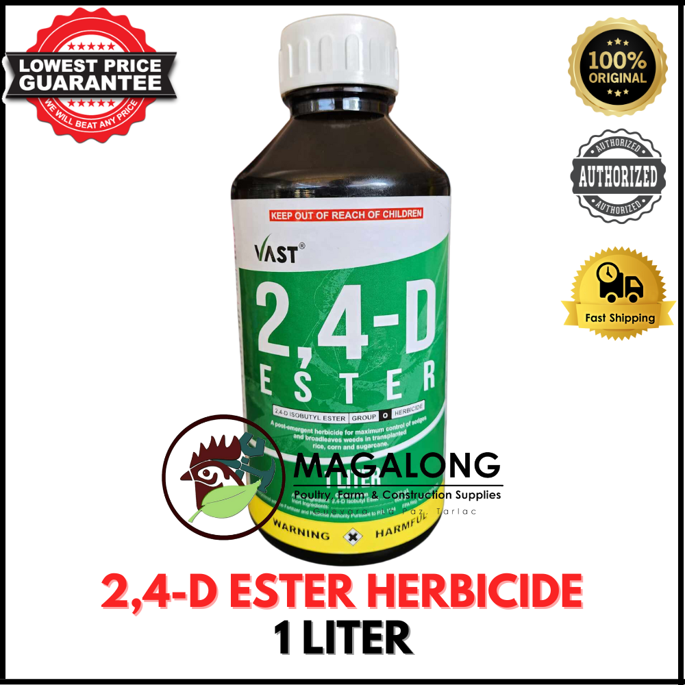 2,4-D ESTER HERBICIDE (FOR KANGKONG, WATERLILY AND OTHER BROAD LEAVES/SEDGES) - 24D ESTER - 500 ...