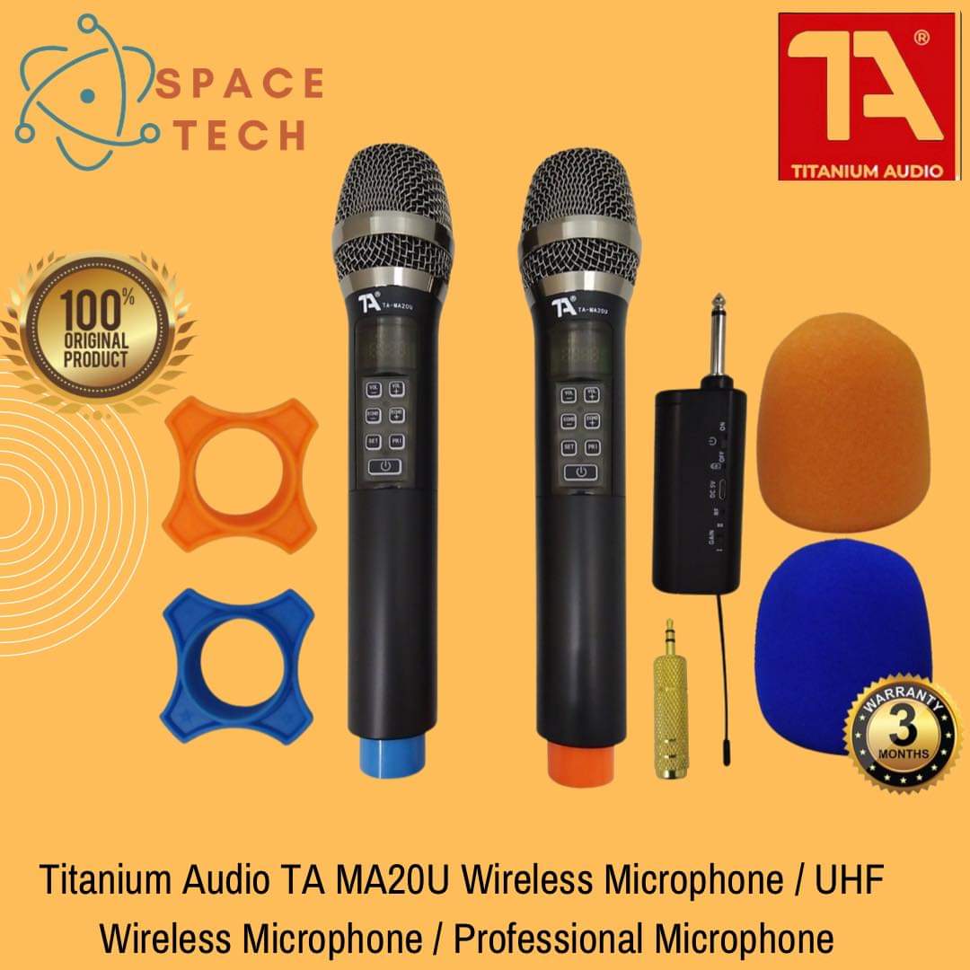 Titanium Audio TA MA20U Wireless Microphone / UHF Wireless Microphone ...