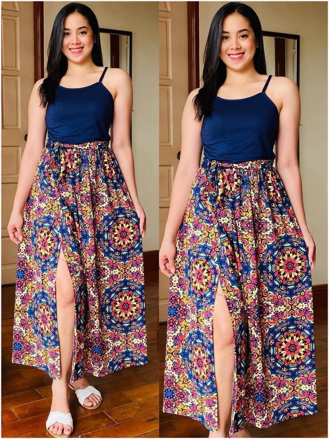 DRESS COMBI MAXI DRESS Isabell combi Maxi/dress A&A CLOTH | Lazada PH