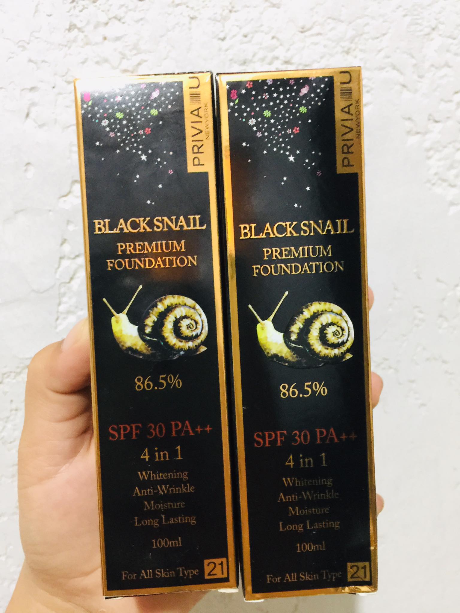100% EFFECTIVE BLACK SNAIL SPF 30 PREMIUM/ COLLAGEN LONG LASTING ...