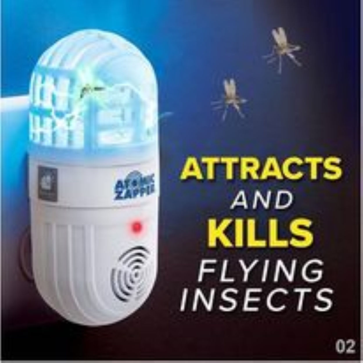 Original Effective Atomic Zapper Mosquito Killer New Ultrasonic Insect ...