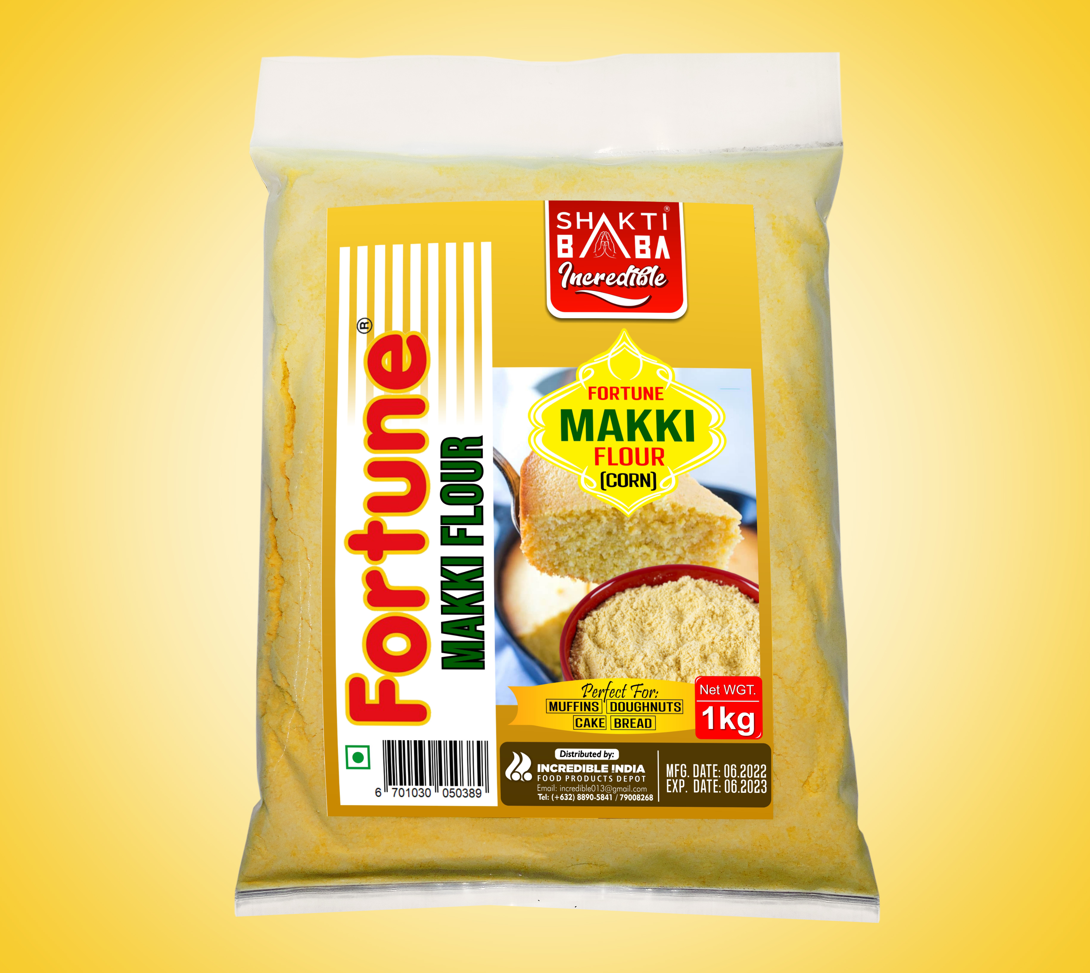 SHAKTI BABA Fortune Makki Flour (Corn) 1kg | Lazada PH