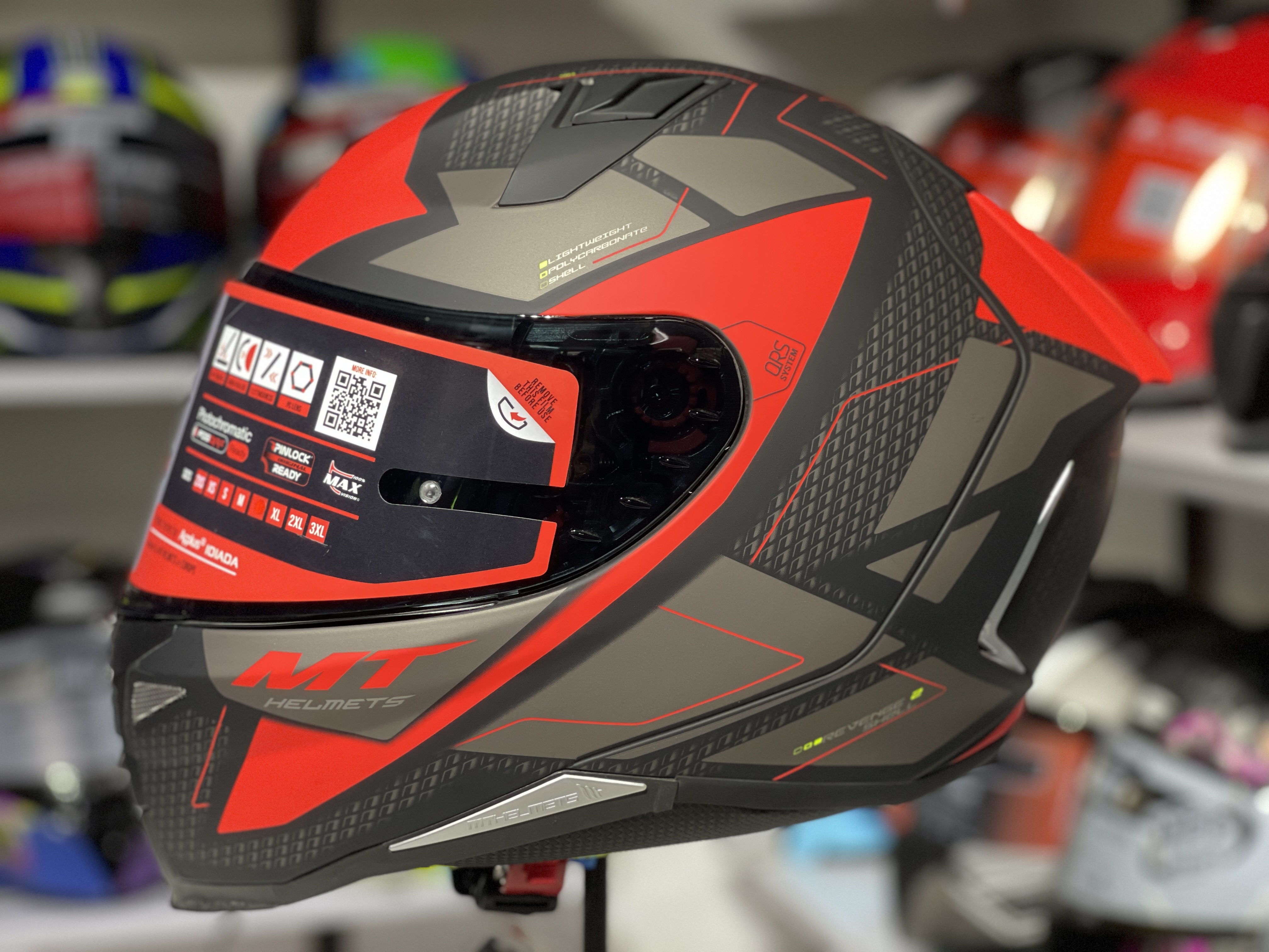 MT FF10 REVENGE2 Full-Face Helmet + Free Extra Clear Visor | Lazada PH