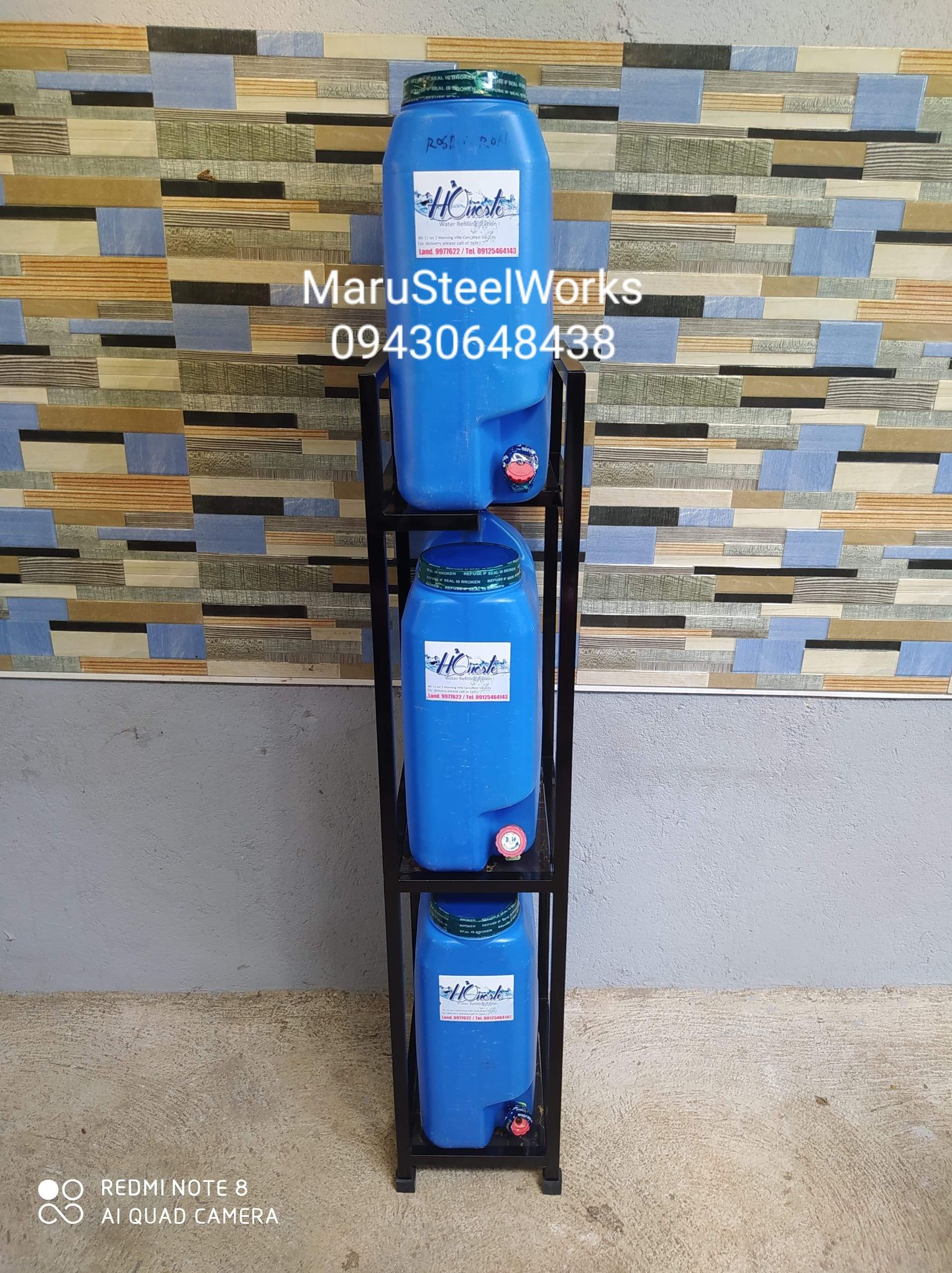 Mineral Water Rack Stand 3 Layers for 3 Containers {PLEASE READ ...