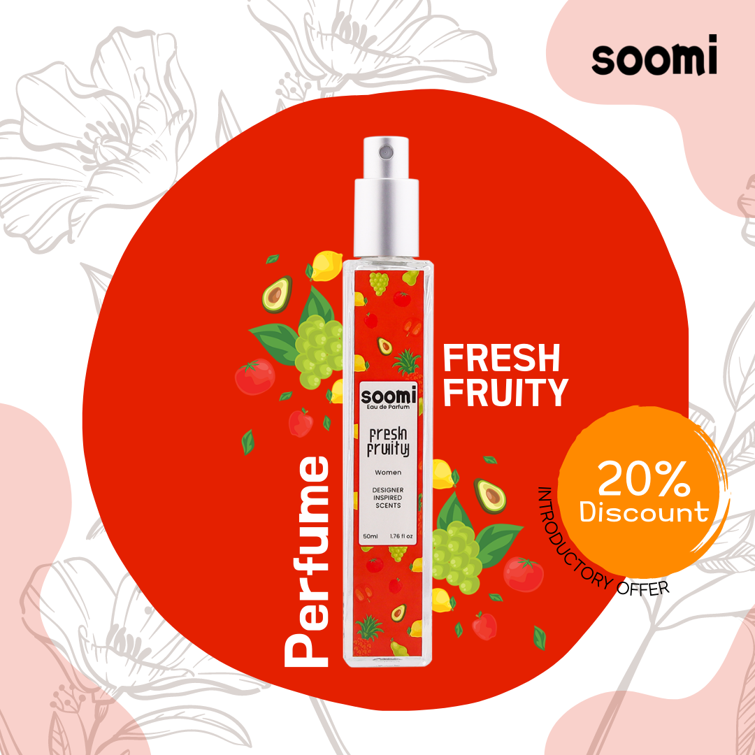 Soomi Eau de Parfum Fresh Fruity Scent Oil-Rich Long Lasting Perfume ...