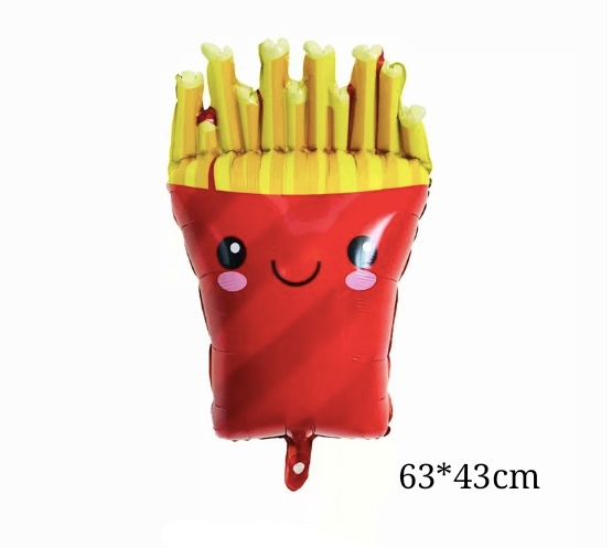 27 inches INS style gourmet theme chips fries happy birthday party ...