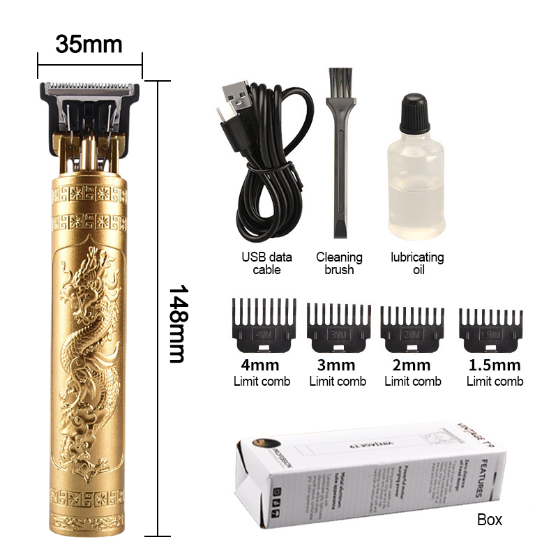 Professional Hair Clippers Haircut Hair Clipper Rechargeable Razor Hair ...