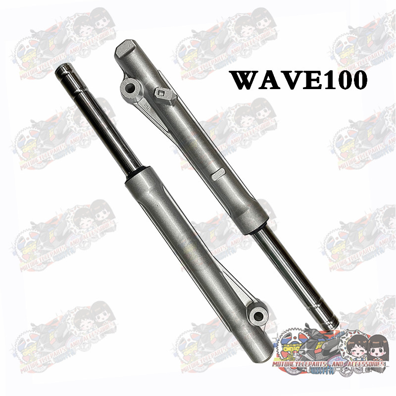 LJ Motorcycle Front Shock For Wave 100 Drum Brake | Lazada PH