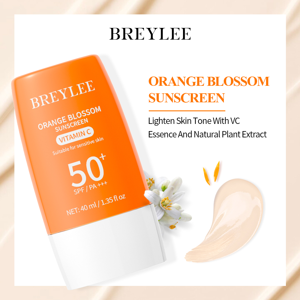 BREYLEE Orange Blossom Sunscreen SPF50+++ Vitamin C Refreshing Texture ...