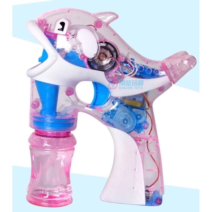 Dolphin Bubbles Marker Blower Automatic Bubble Gun with Light and Sound ...