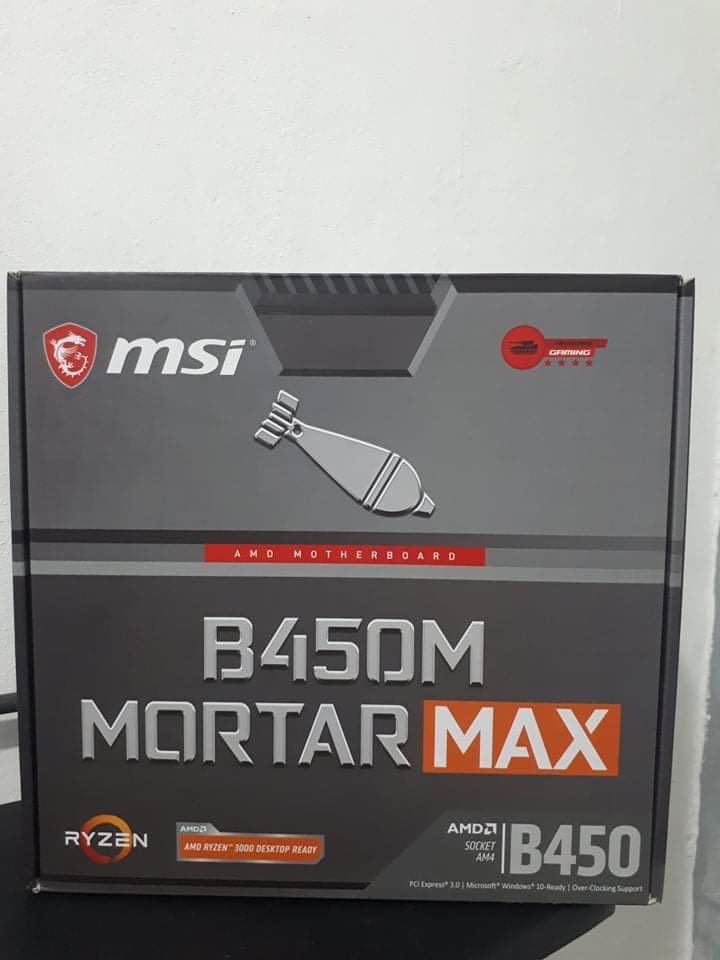 MSI B450M Mortar Max motherboard | Lazada PH